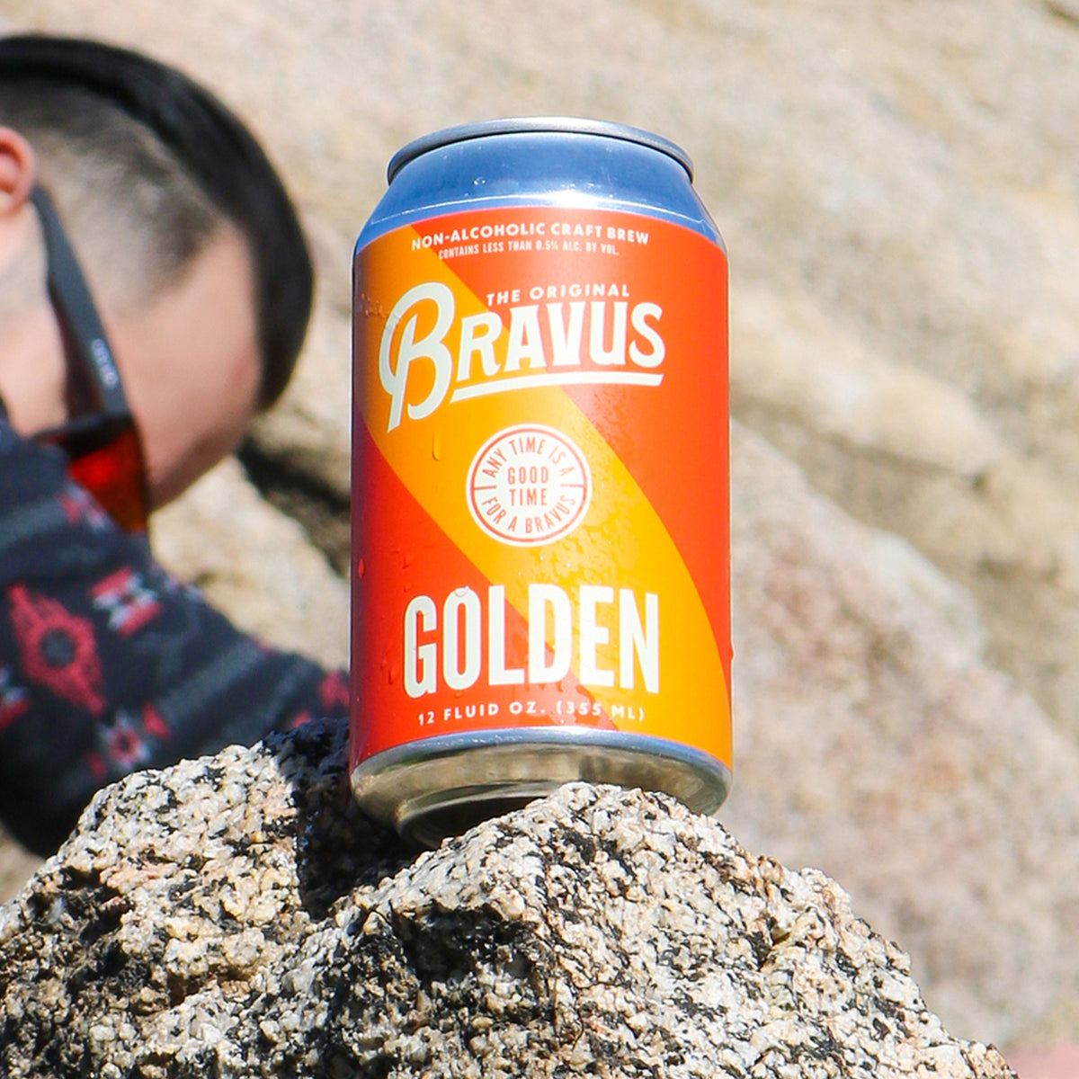 Bravus Non-Alcoholic Golden Ale Craft Beer