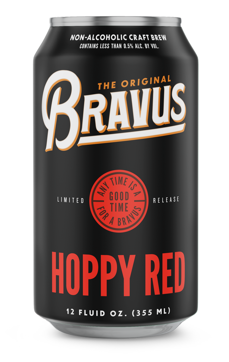 Bravus Non-Alcoholic Hoppy Red Craft Beer
